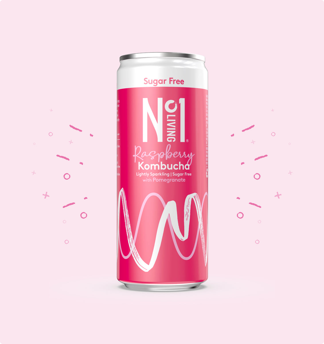 Raspberry & Pomegranate Kombucha Drinks | One Living®