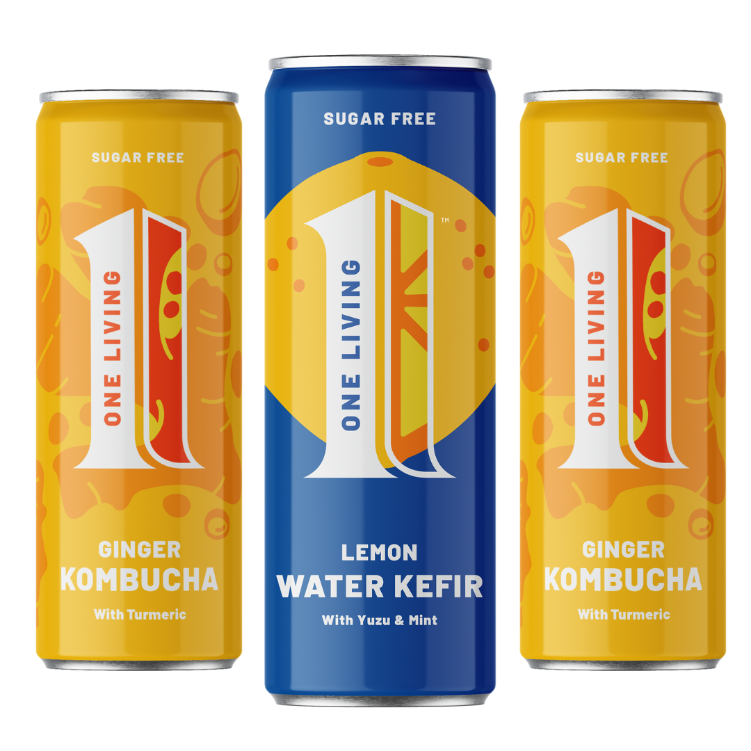 Ginger & Lemon | Kombucha & Water Kefir | One Living®