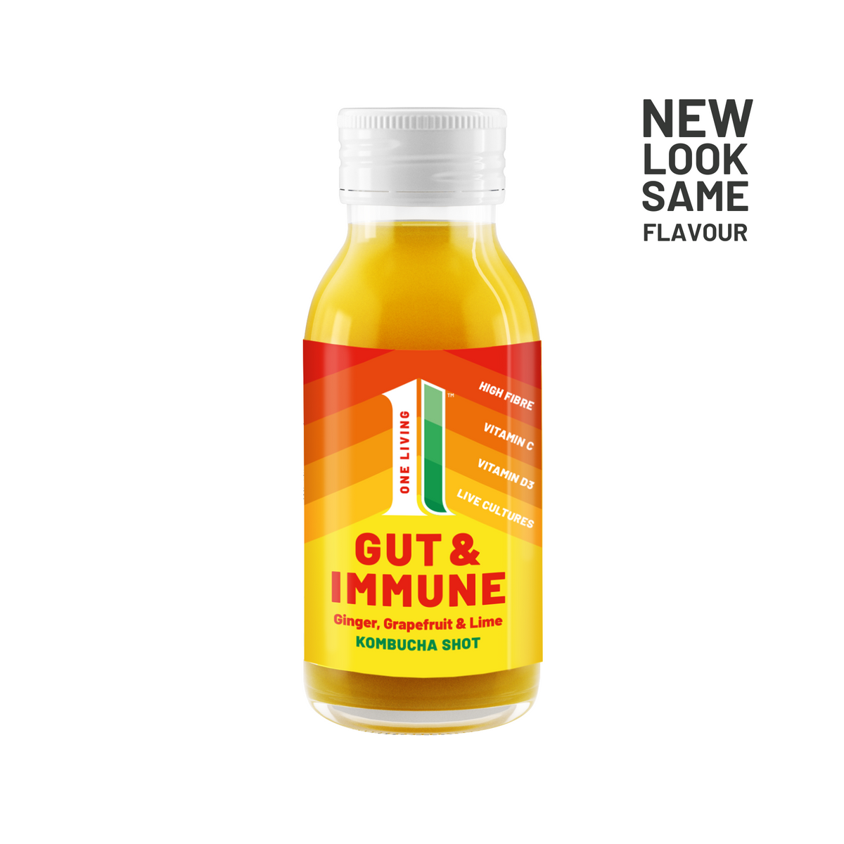 Kombucha Shots | Ginger Gut Health Shots | No.1 Living® – One Living®