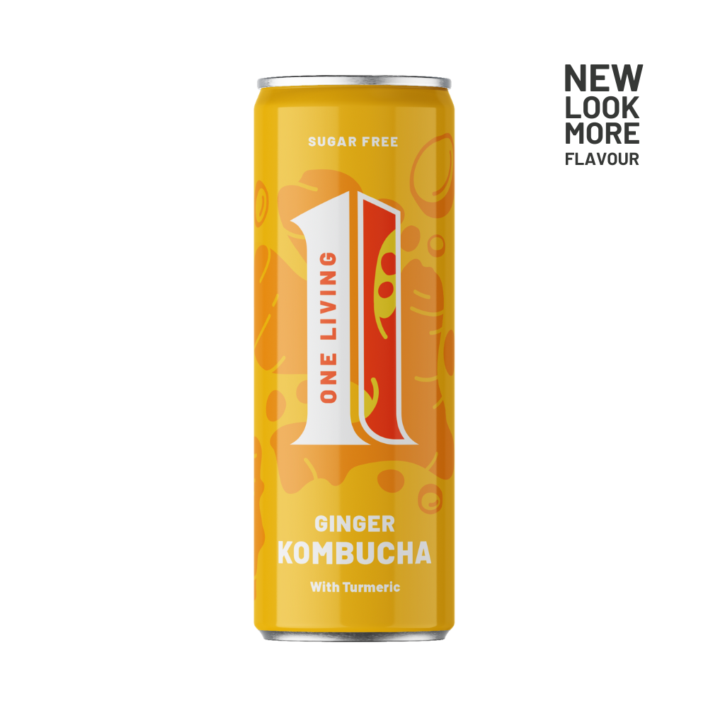 Buy Ginger Kombucha with Turmeric | One Living®