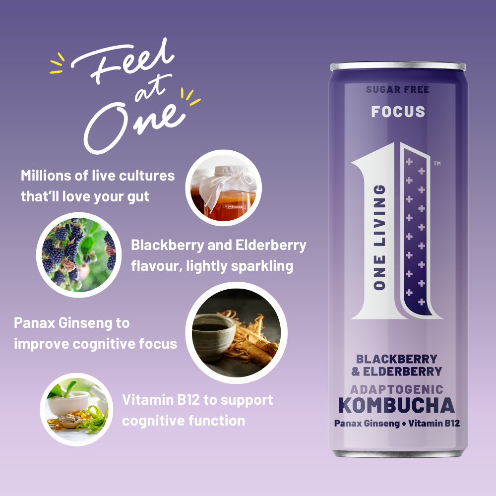 One Living Plus Focus - Blackberry & Elderberry | One Living®